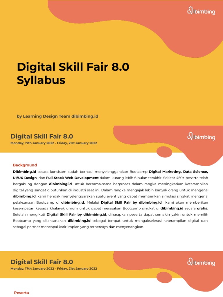 Digital Skill Fair Syllabus 8.0 | PDF