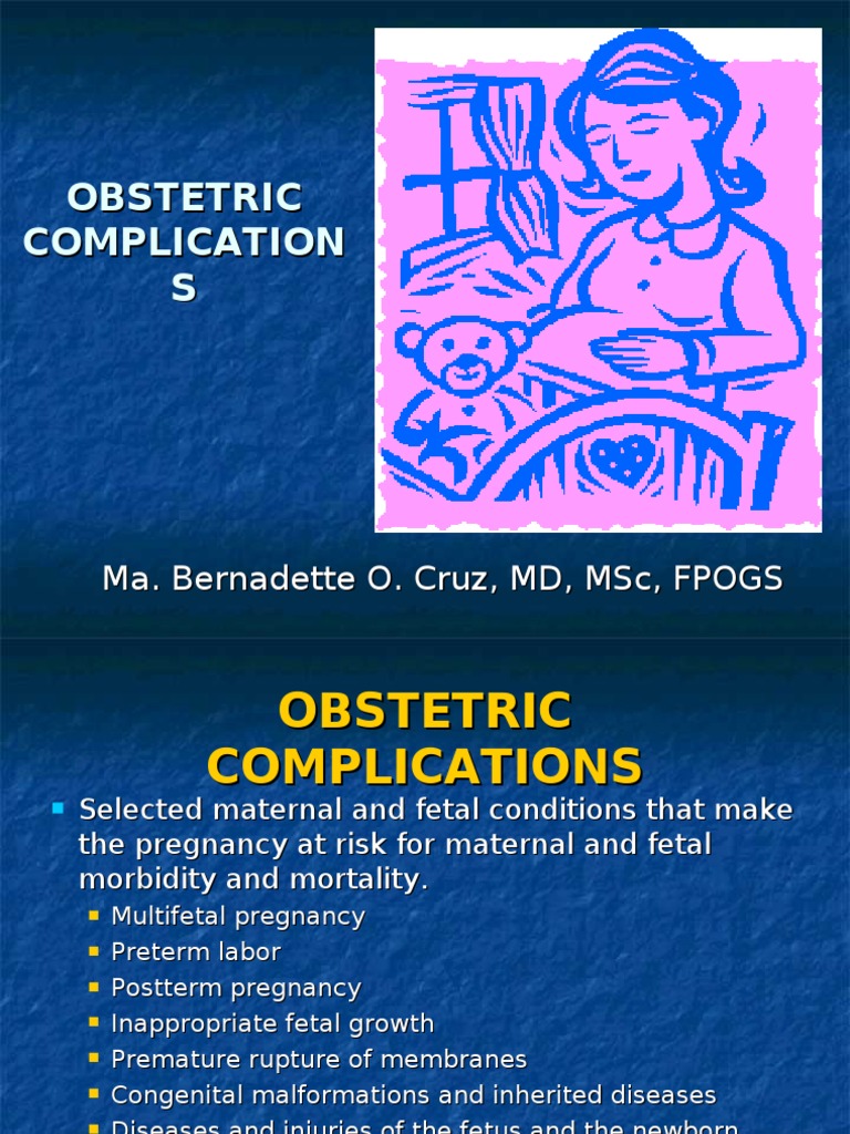 Obstetric Complications | PDF | Preterm Birth | Twin