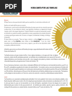 GUIA PARA LA HORA SANTA ANTE EL SANTISIMO. Enero 2023 | PDF | eucaristía | María, madre de Jesús