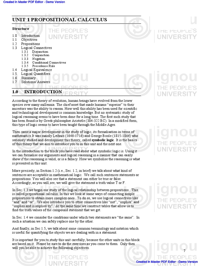 Discrete Mathematics Students Notes | PDF | If And Only If | Logic