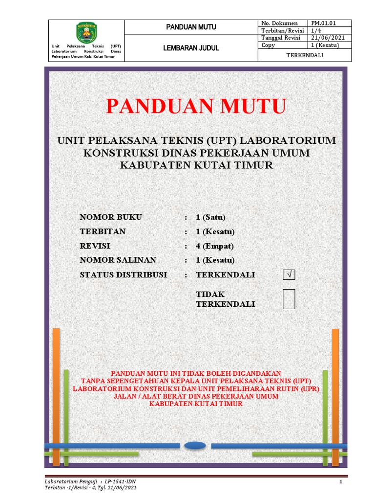 Panduan Mutu | PDF
