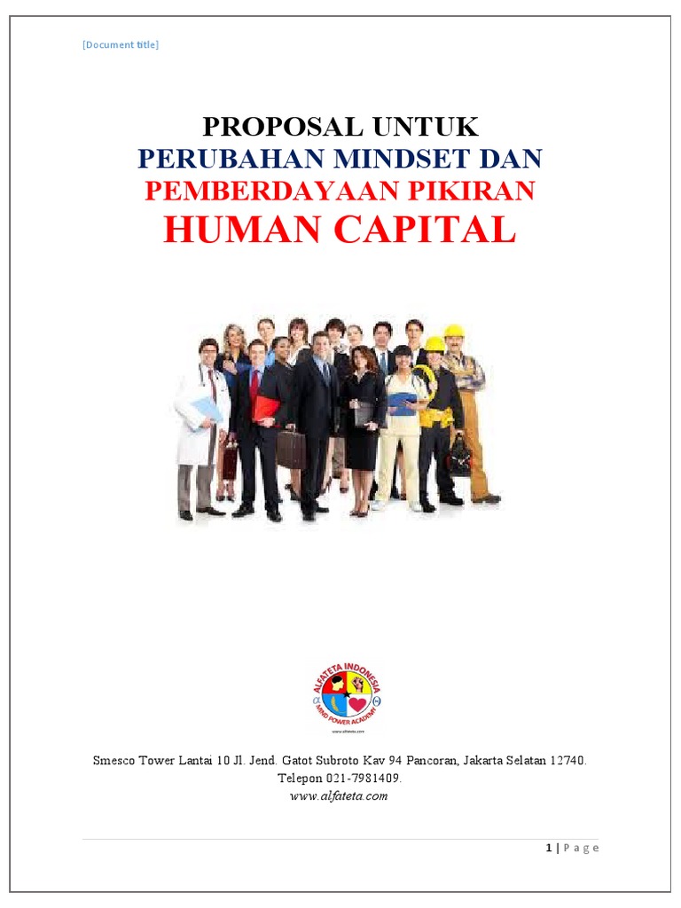 Proposal Untuk Head Hunter | PDF