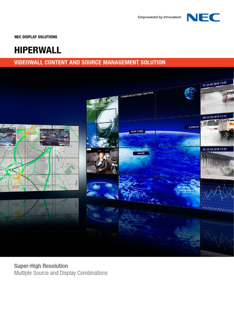 Hiperwall: Videowall Content and Source Management Solution | PDF ...