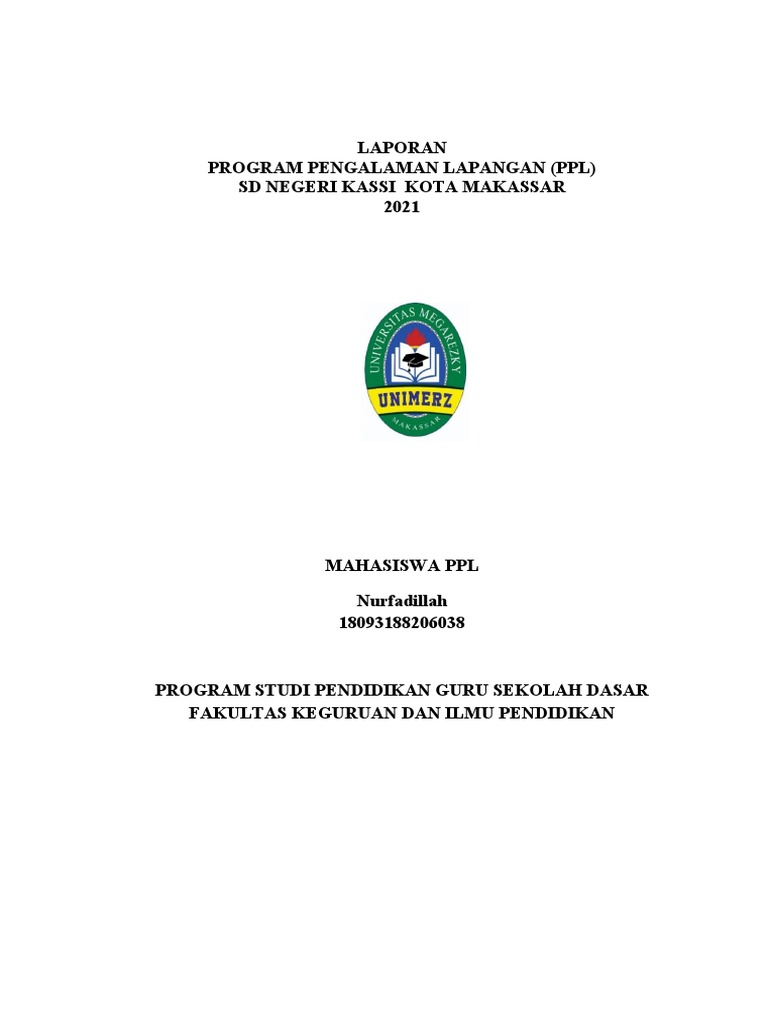Contoh Laporan PPL | PDF