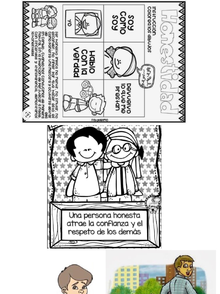 Honestidad para Colorear | PDF