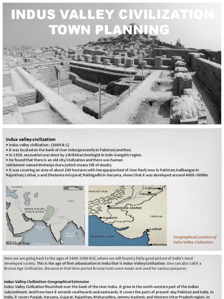 Indus Valley Urban Planning Guide | PDF | Economic Sectors