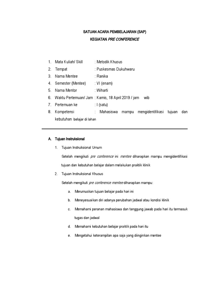 Pre Conference | PDF