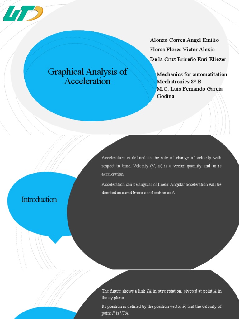 Graphical Analysis of The Acceleration | PDF | Acceleration | Euclidean Vector