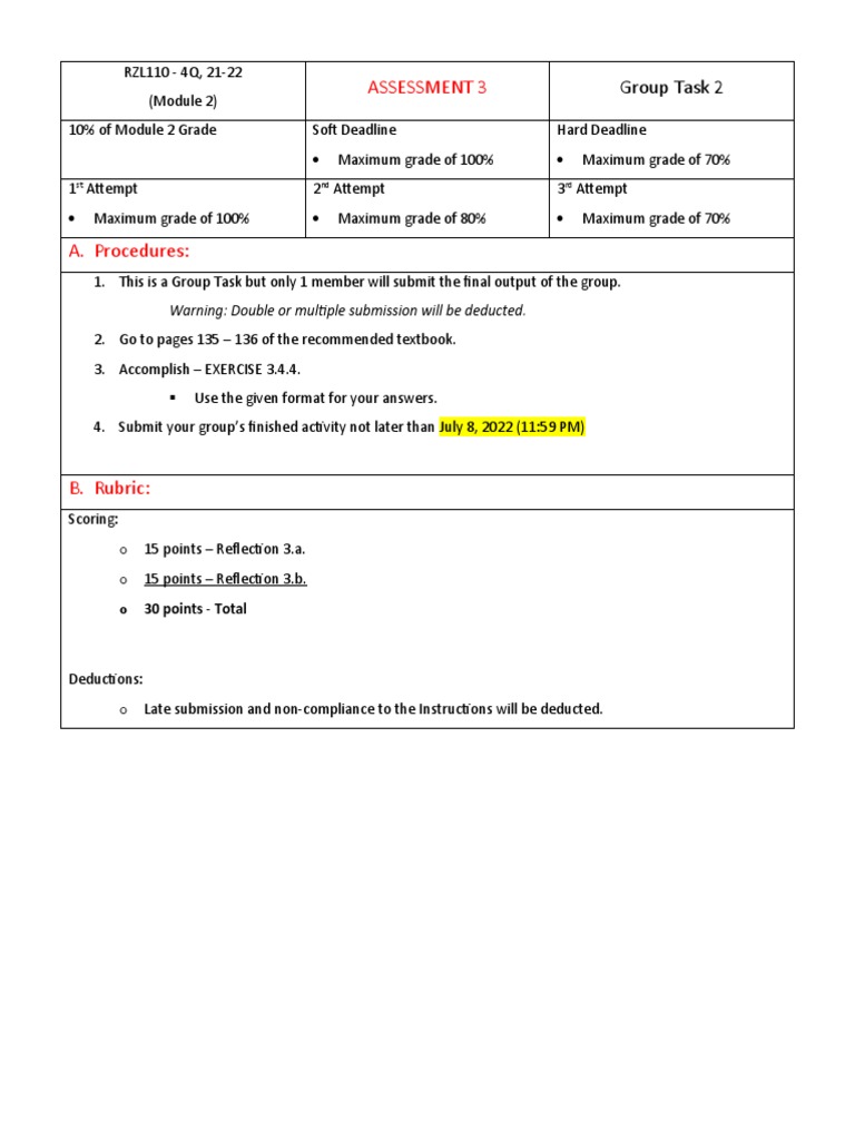 RZL110 - M2A3 - GT 2 (Instructions) | PDF