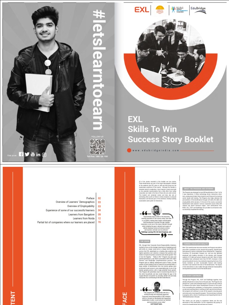 EXL Skills To Win Program - Success Stories Booklet 2021-22-Compressed ...