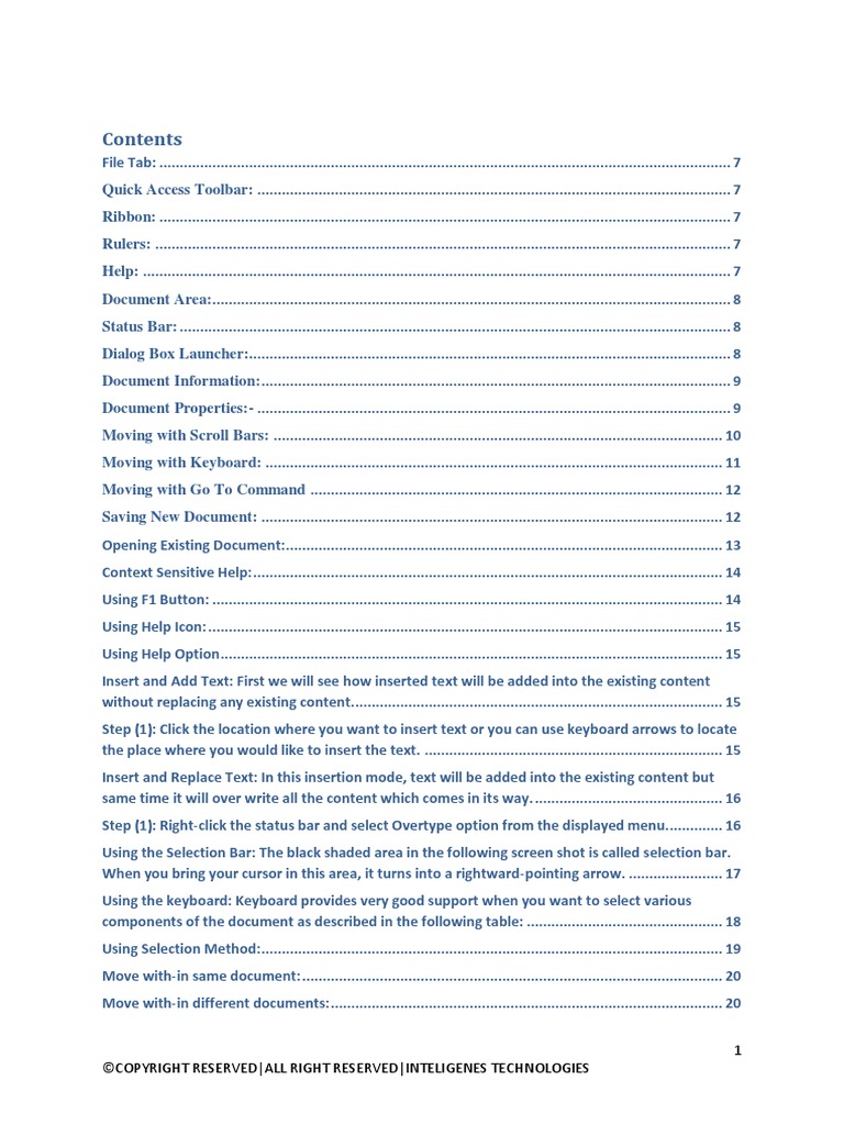Microsoft Word Complete | PDF | Computer Keyboard | Microsoft Word