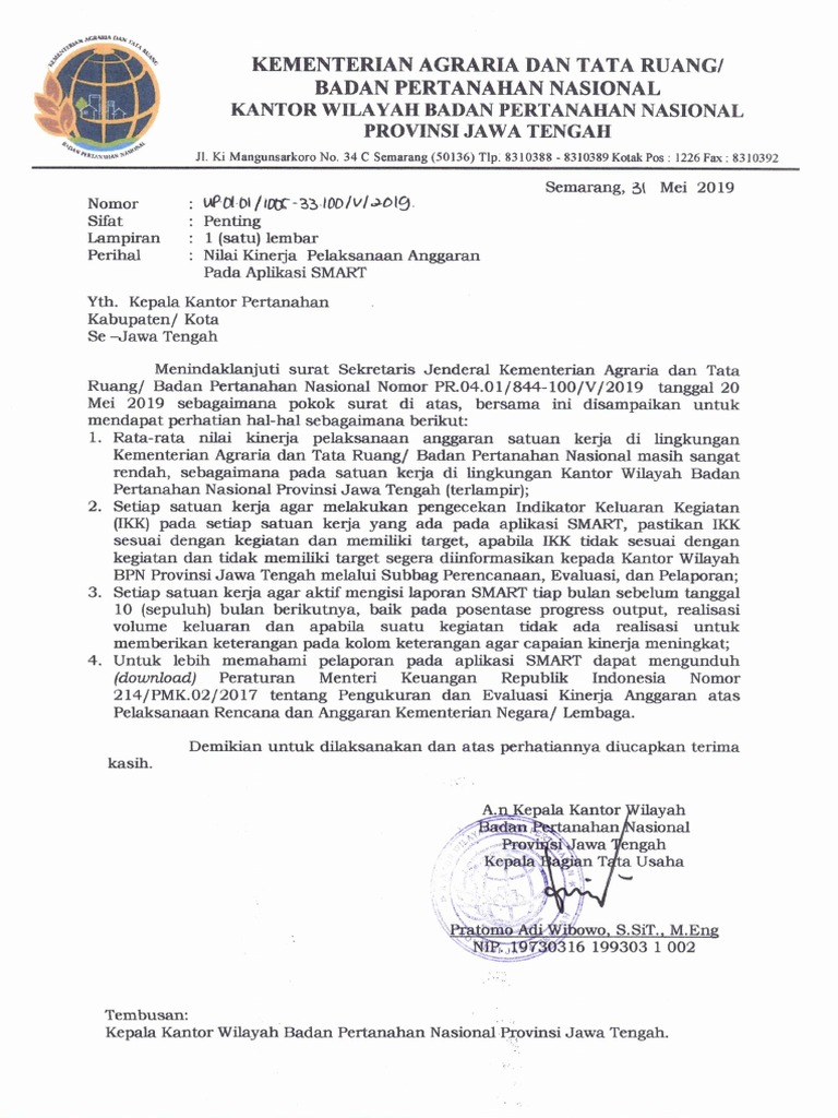 Nilai Kinerja Smart Dja | PDF