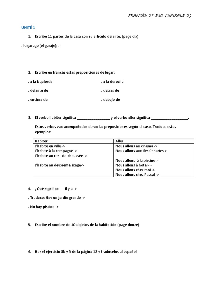 Spirale 2 | PDF | Idioma francés | Sintaxis