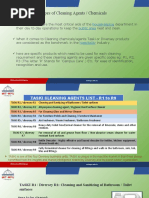 Taski Chemicals Chart. | PDF | Bathroom | Hygiene