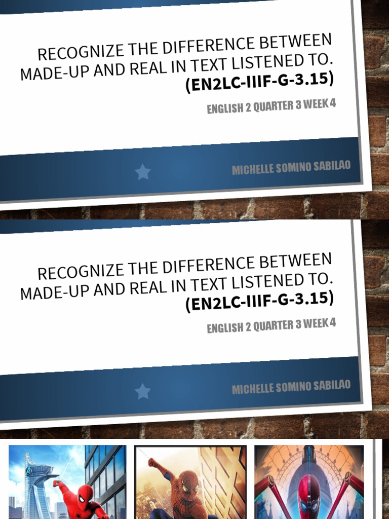 Recognize The Difference Between Made-Up and Real in Text Li Stened To ...