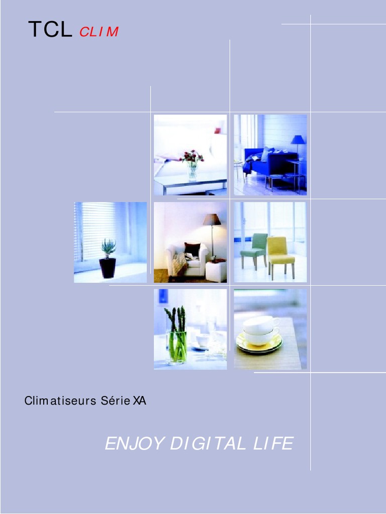 TCL CLIM. Climatiseurs Série XA ENJOY DIGITAL LIFE-converti | PDF ...