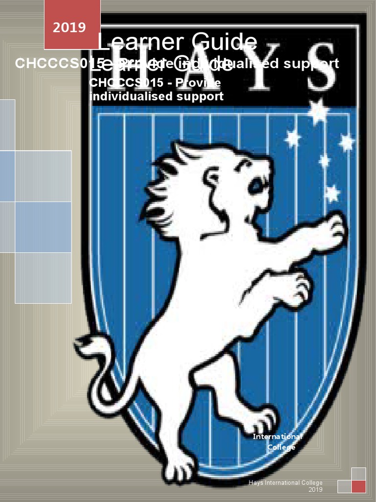 CHCCCS015+ +Learner+Guide | PDF | Learning | Goal