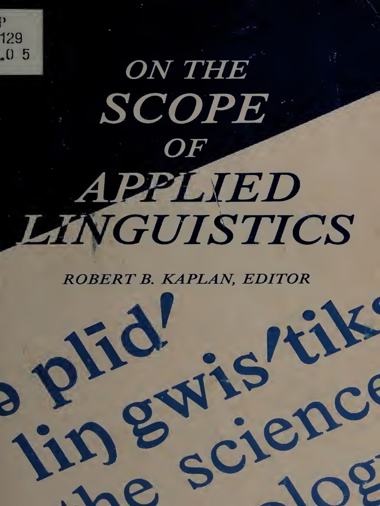 On The Scope of Linguistics | PDF | Linguistics | Second Language ...