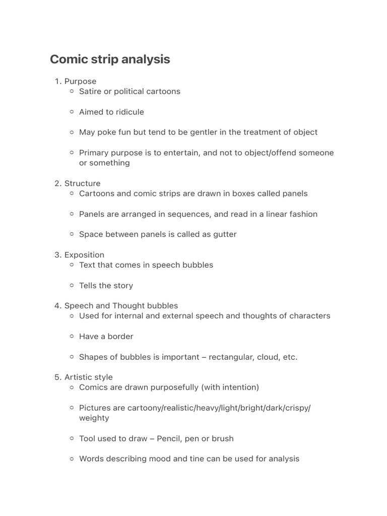 Comic_strip_analysis (1) | PDF | Cartoon | Human Communication