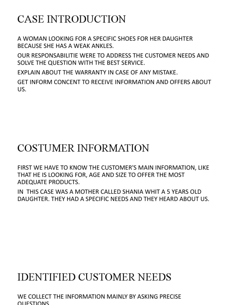 PRESENTATION ROLE PLAY | PDF