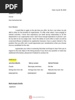 Teleperformance Relieving Letter | PDF