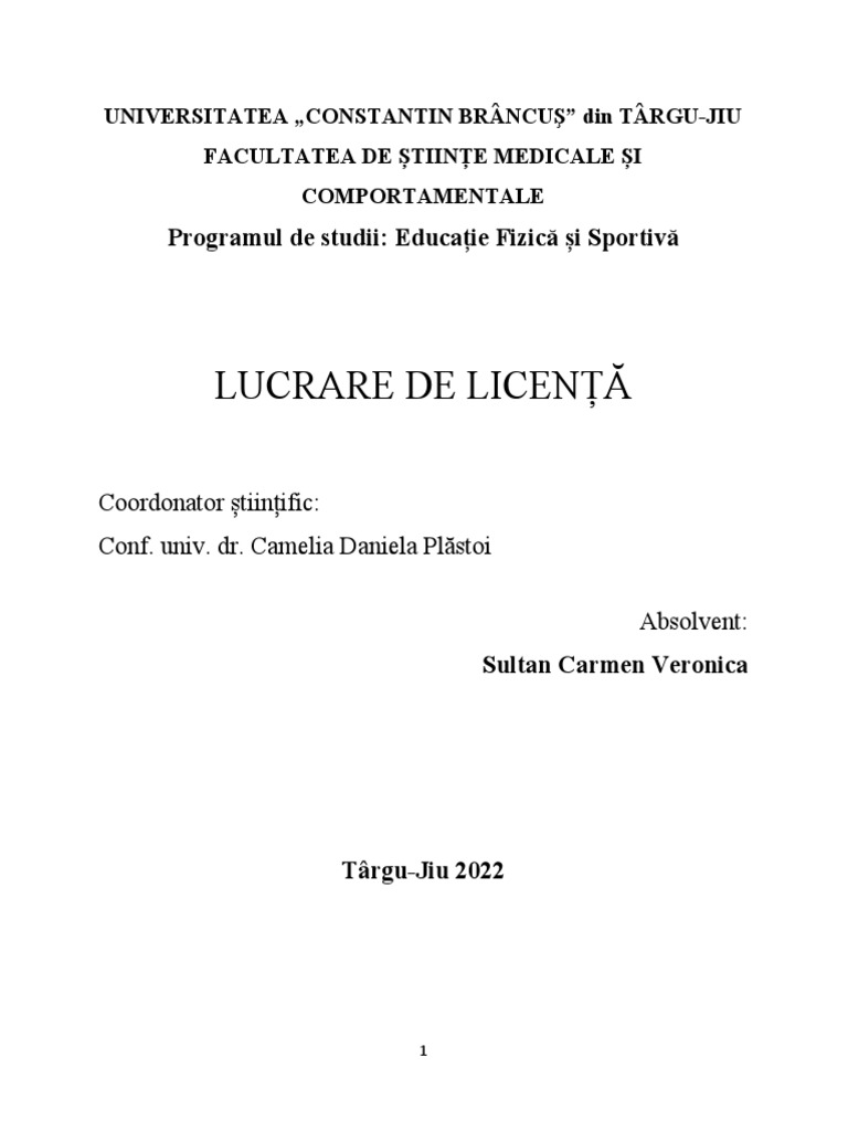 Licenta Sultan 10.05.22 | PDF