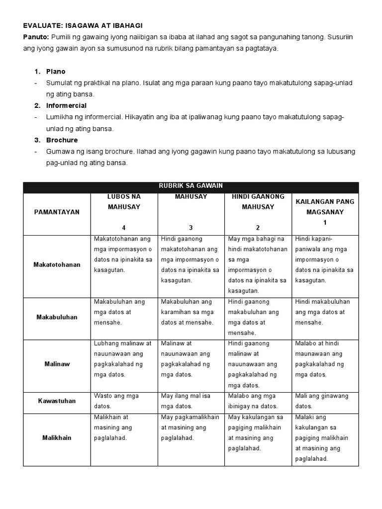 Aral. Pan. 4 Project No.2 | PDF
