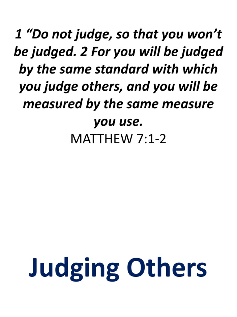 Judging Others Fairly: A Guide to Evaluating Sin in Our Own Lives ...