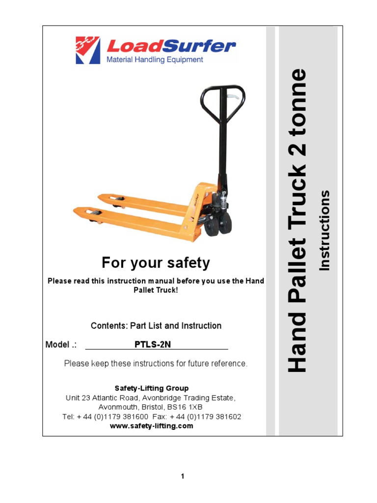 Handpallet Manual | PDF | Pallet | Truck