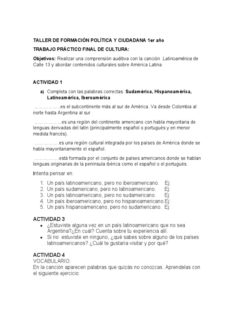 FGGGG | PDF | America latina | Américas