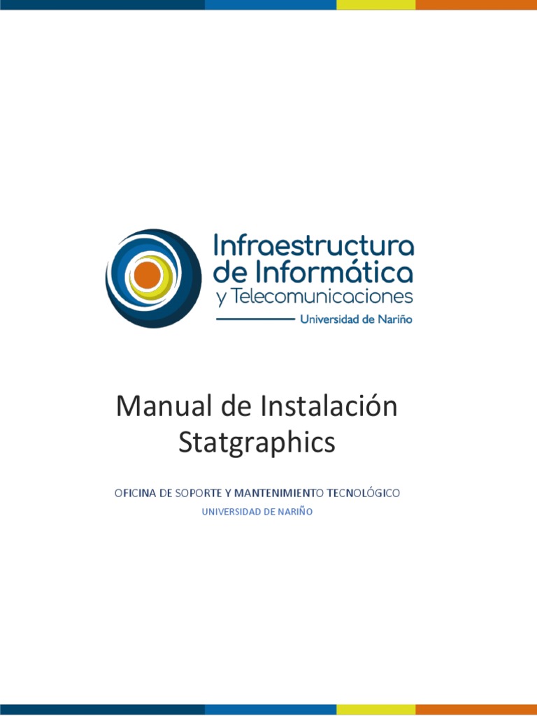 Manual Instalación Statgraphics 19 v1 | PDF | Ventana (informática) | Archivo de computadora
