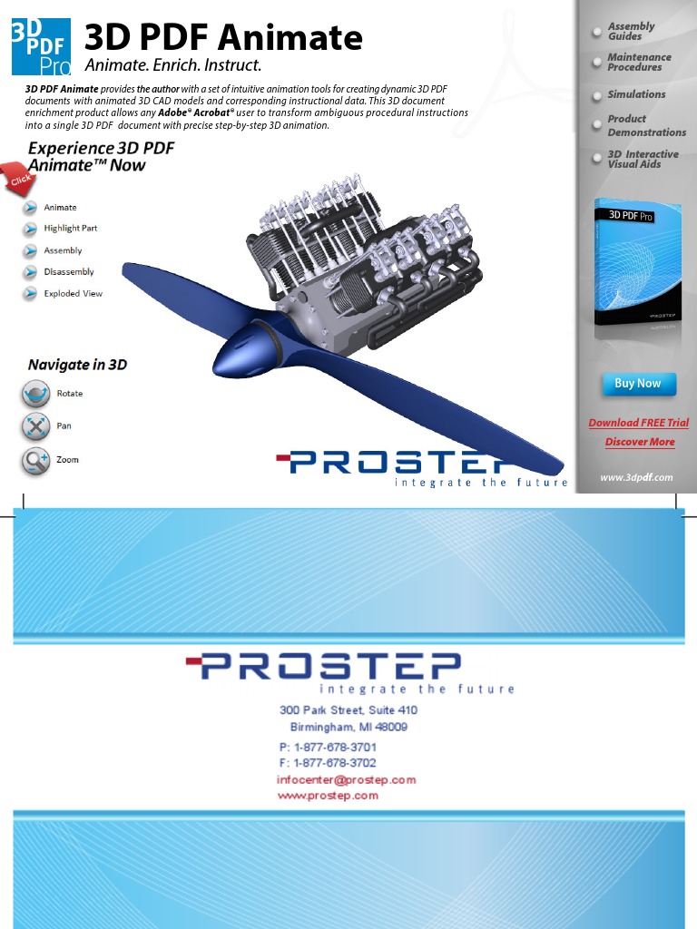 3D PDF Animate Brochure | PDF