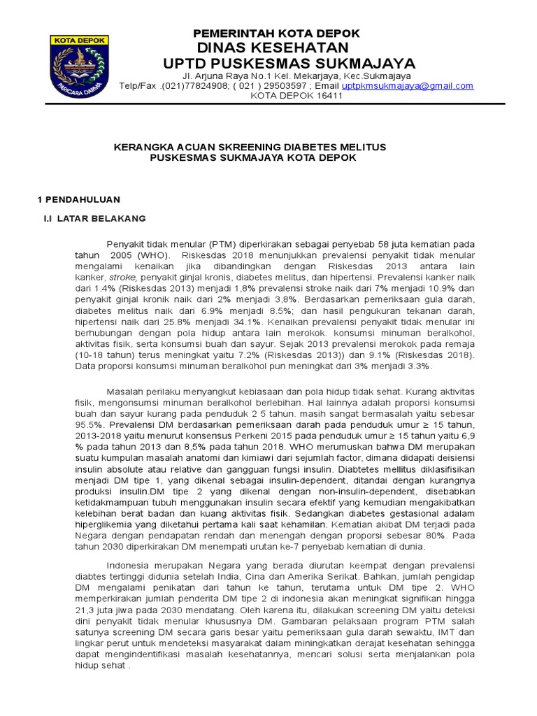 Kak Screning DM | PDF