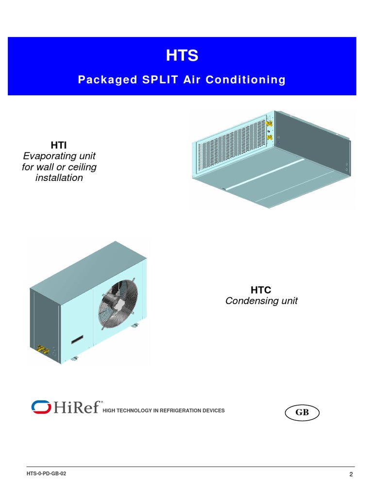 Hiref HTS User Manual | Download Free PDF | Air Conditioning | Humidity