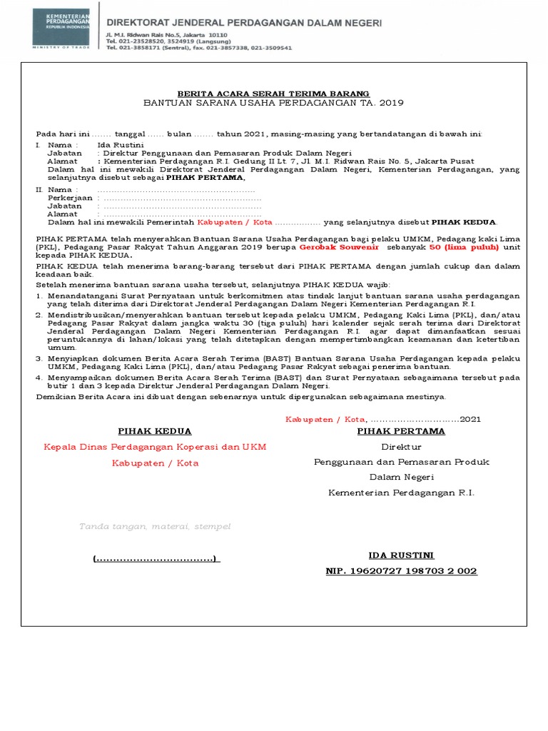 Format BAST GTC 2019 Suvenir | PDF