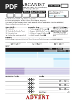 Masks - Character Sheet | PDF