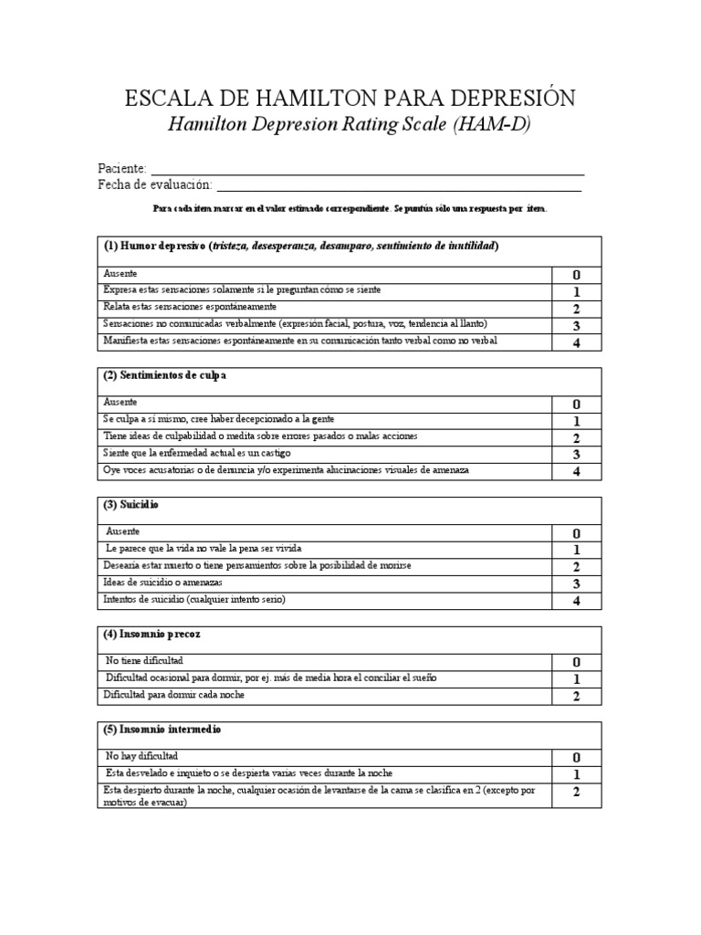 Hamilton Depression Rating Scale Pdf – Altmersleben