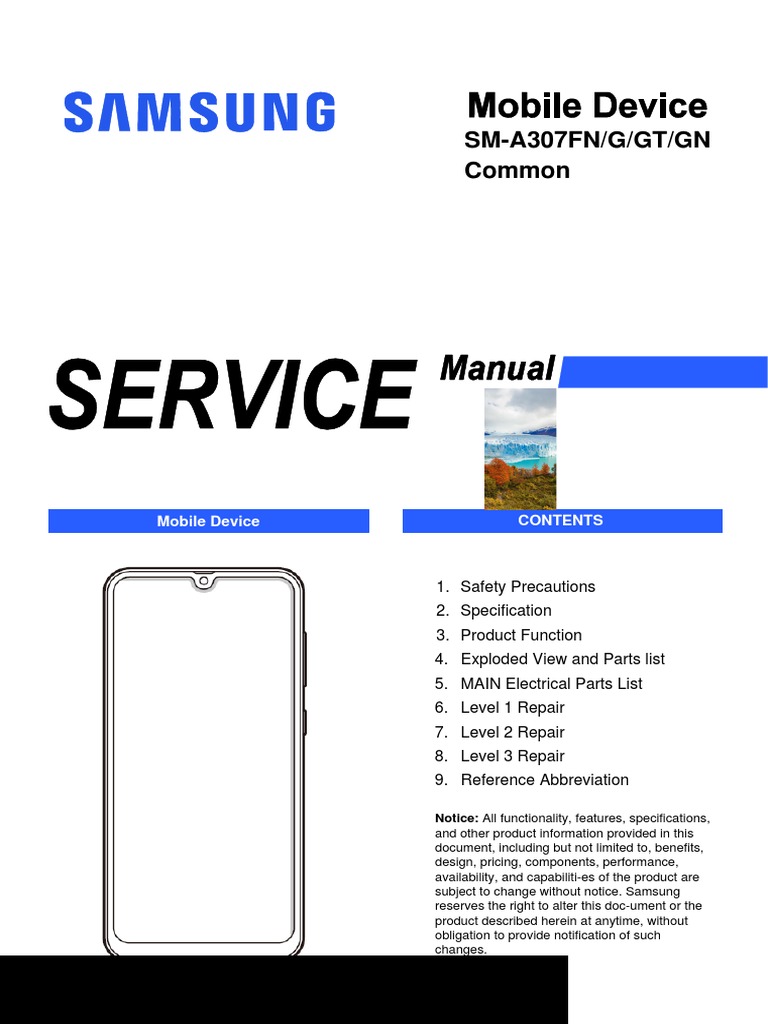 Samsung SM-A307FN - G - GT - GN Service Manual .Watermark | PDF ...