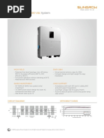 Inverter SG150CX Specification | PDF | Power Supply | Power Inverter