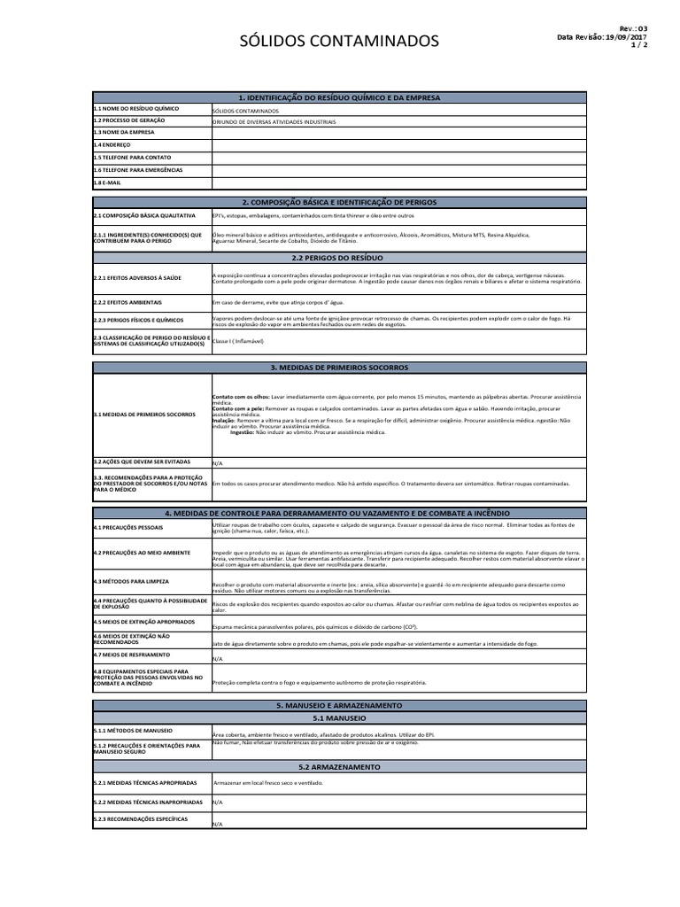 Modelo FDSR | PDF | Desperdício | Química