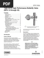 Product Bulletin Fisher 8560 High Performance Butterfly Control Valve ...