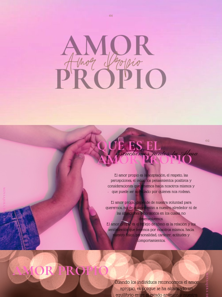 Amor PROPIO Taller | PDF | Autoestima | Amor