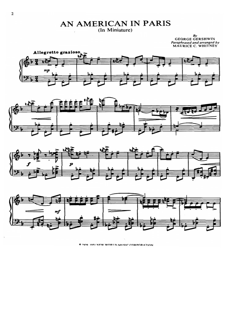 An American in Paris | PDF