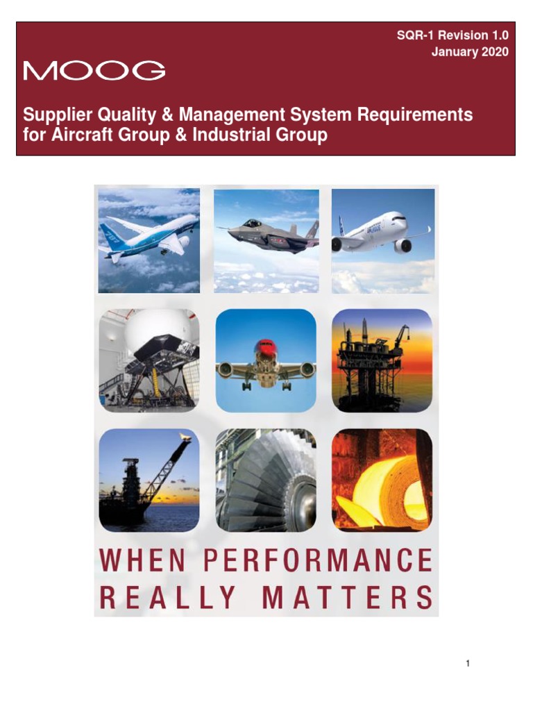 SQR 1 | PDF | Specification (Technical Standard) | Iso 9000