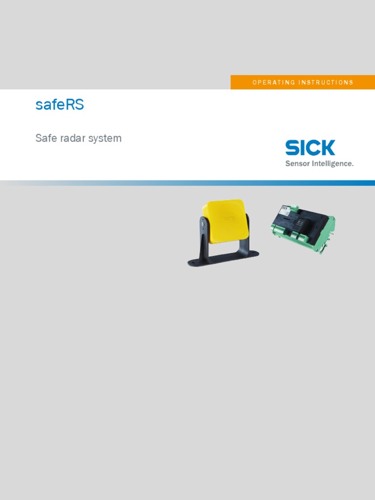 Radar Sick | PDF | Sensor | Electrical Connector