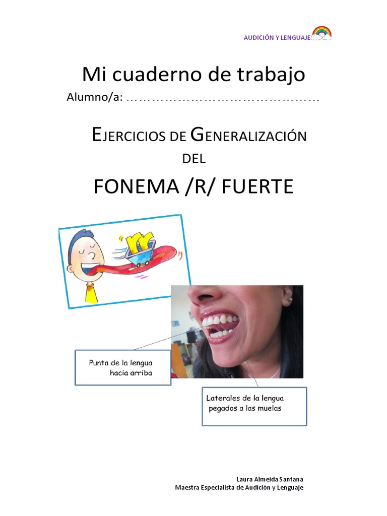 Ejercicios para el Fonema R Fuerte | PDF