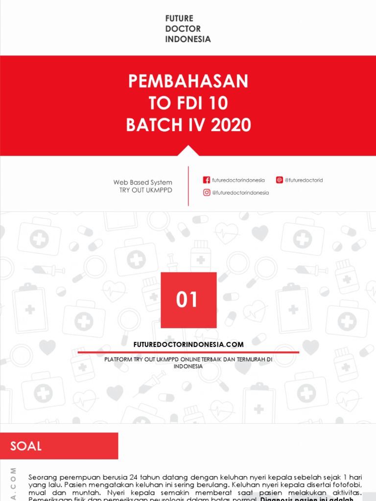 (Fdi) Pembahasan To Fdi 10 Batch IV 2020 | PDF