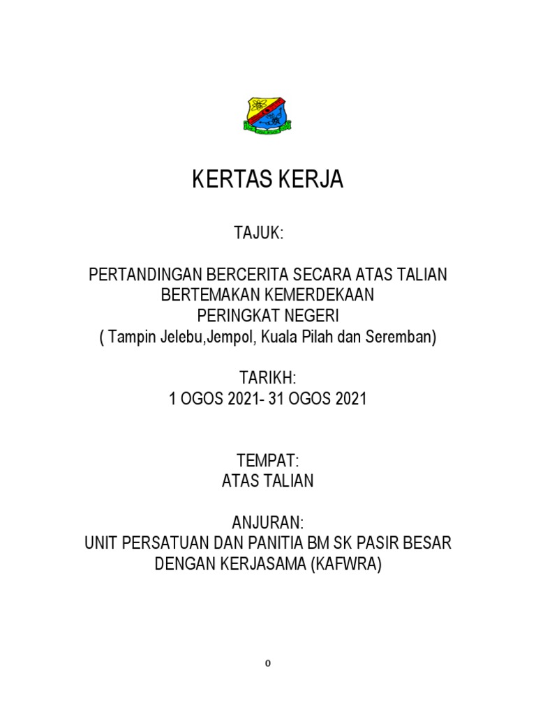 Kertas Kerja Bercerita Merdeka | PDF