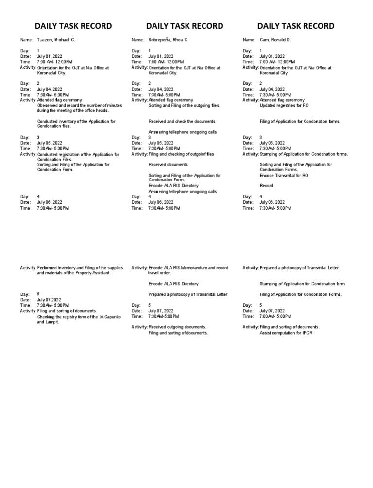 daily-task-record-daily-task-record-daily-task-record-pdf-computing