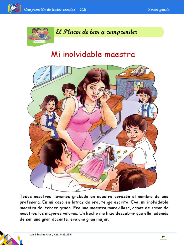 23-Inolvidable Maestra | PDF